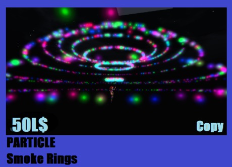 Second Life Marketplace - PARTICLE MAGIC Rainbow smoke rings