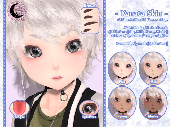 Second Life Marketplace - (pc) Kanata Skin [ASR Head/Kemono Body(Male ...