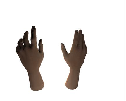 Second Life Marketplace - Mesh Man Hands Full Perm