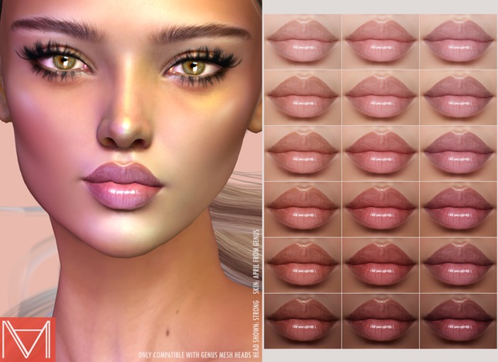 Second Life Marketplace - M I A R Y - Amelia Gloss for Genus (Nudes)