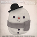 Second Life Marketplace - . tiptoes - Snowman Pillow Plush
