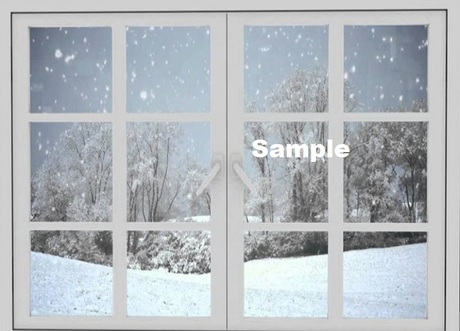 Second Life Marketplace - Snowy Window Pane Texture CM
