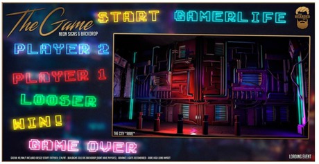Second Life Marketplace - Neon Start - The Game - The Bearded Guy