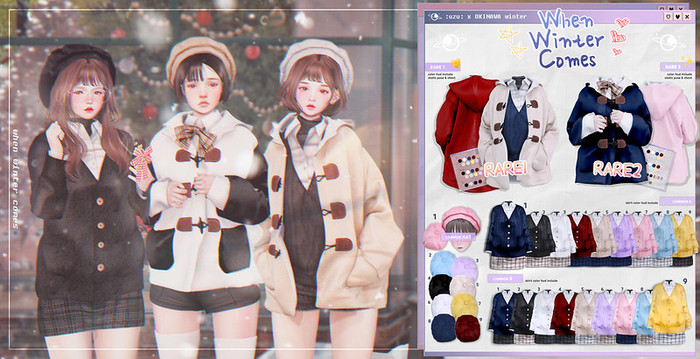 Second Life Marketplace - :uzu: When Winter Comes gacha - hat 2