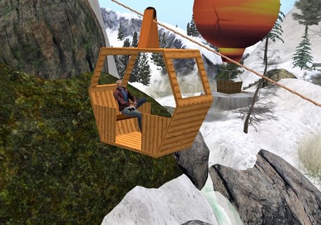 Second Life Marketplace - Cable Cabin - with sliding, realistic movement
