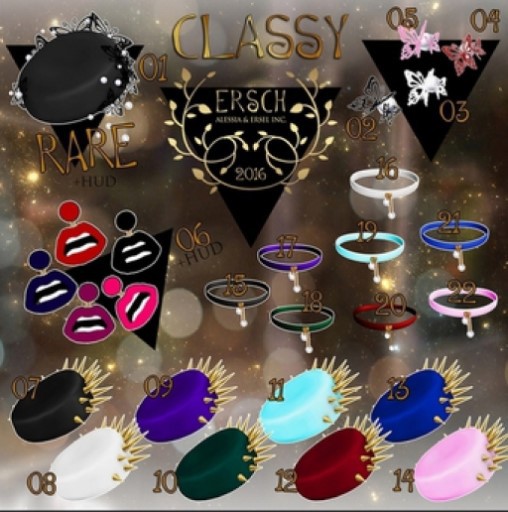 Second Life Marketplace - ERSCH - Classy Gacha Lips Earring 06