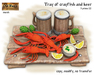Second Life Marketplace - Tray of crayfish and beer v3 - Old World ...