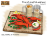 Second Life Marketplace - Tray of crayfish and beer v2 - Old World ...