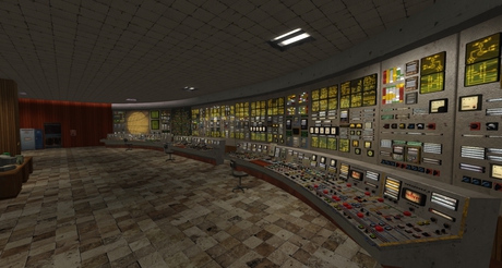 Second Life Marketplace - RBMK 1000 reactor control room V2 Mesh