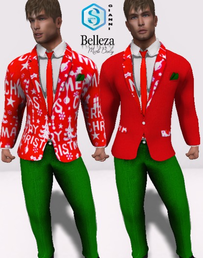 Second Life Marketplace - XK Festive Holiday Suits Merry Christmas
