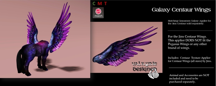 Second Life Marketplace - Valkyrie Designed - Galaxy Jinx Bento/Animesh ...