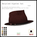 Second Life Marketplace - JfL Recycled Hipster hat with upturned brim ...
