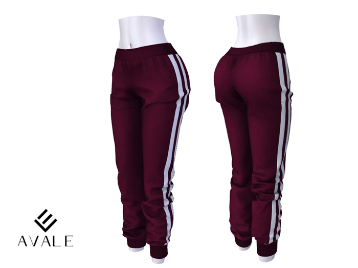 Second Life Marketplace - AVALE Lima Pants - Crimson