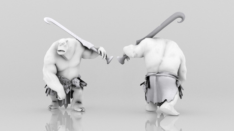 Second Life Marketplace - .::QUTWORLD Creature Ogre Mesh Model::.FP