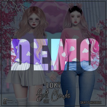 Second Life Marketplace - Loki - Soft Clouds Set - DEMO