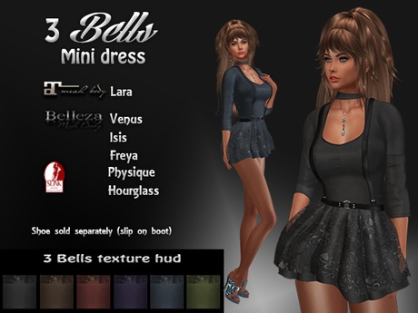 Second Life Marketplace - 3 Bells dress
