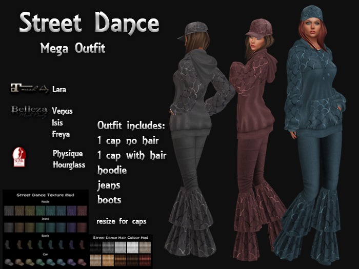 Second Life Marketplace - Street Dance Outfit