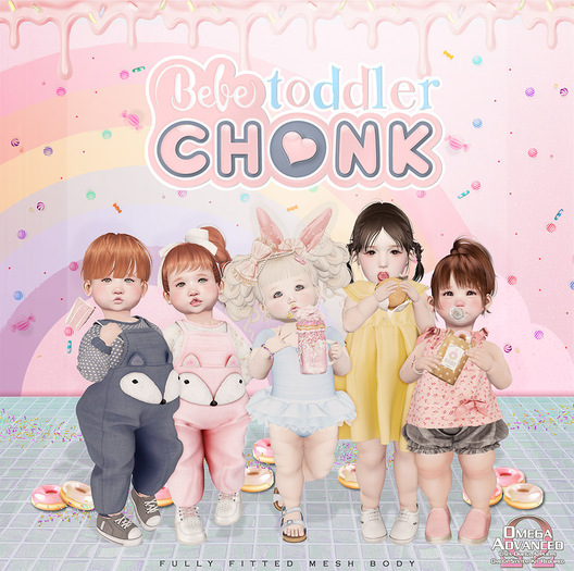 Second Life Marketplace - Bebe Toddler Chonk 1.1