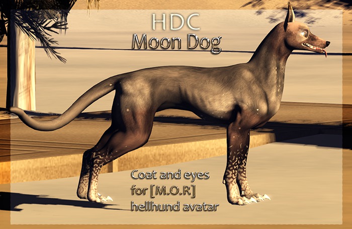 Second Life Marketplace - HDC HellHund texture Moon Dog