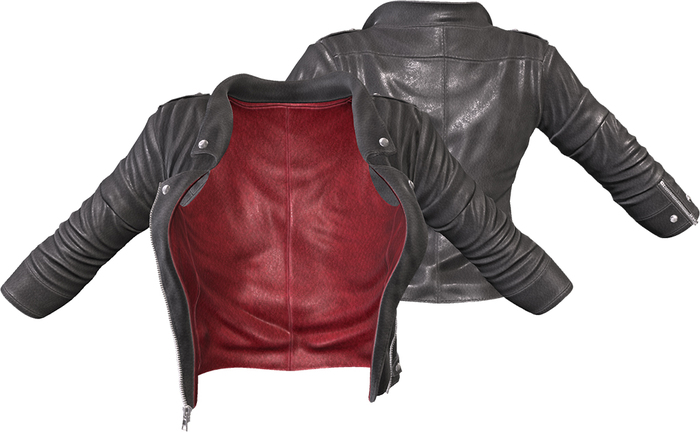Second Life Marketplace - RIOT / Rachel Leather Jacket - Stone ...