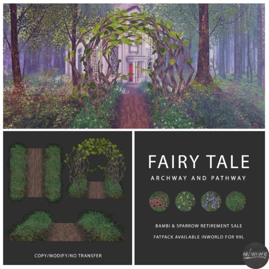Second Life Marketplace - ephemera. - Fairy Tale Archway & Pathway ...