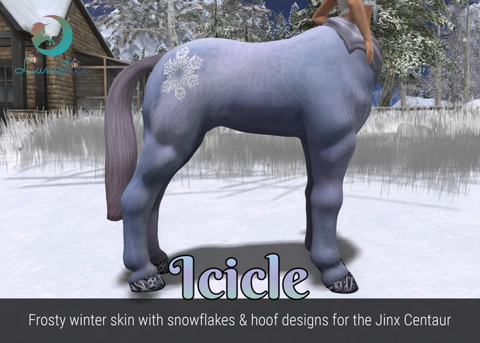 Second Life Marketplace - Lunistice: Icicle - Jinx Centaur Skin