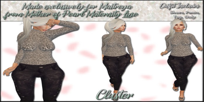 Second Life Marketplace - Cluster Outfit - Mother Of Pearl Maternity ...