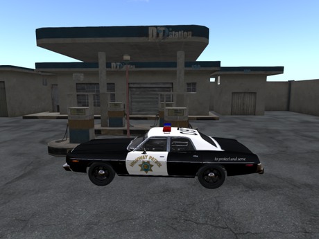 Second Life Marketplace - Police Car 70s (box)