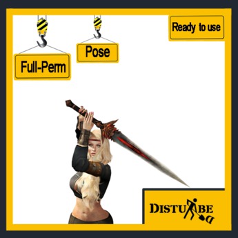 Second Life Marketplace - ::DisturbeD:: Swords Set 3 FULL PERM MESH + POSE