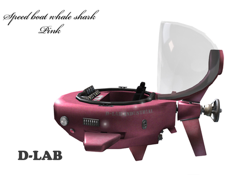 Second Life Marketplace - D-LAB Speed Boat whale shark P-ve