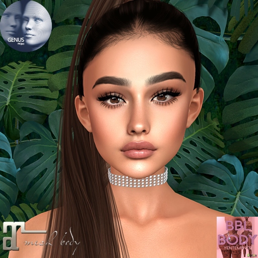 Second Life Marketplace - Ariana Shape | Genus Baby Face| Maitreya & BBL