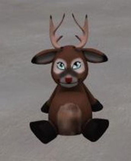 Second Life Marketplace - SB- Reindeer Plush Collection 9 - Rudolph RARE