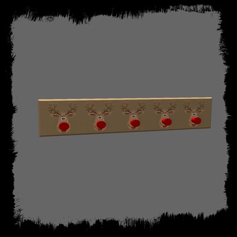Second Life Marketplace - Aquatica Mesh - AM024405 Rudolph Coat Rack