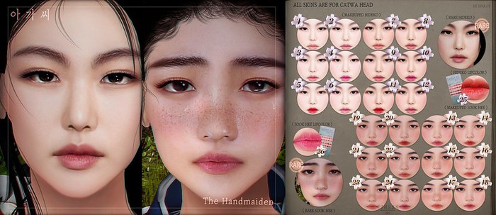 Second Life Marketplace - [ MUDSKIN ]_The Handmaiden # SOOK HEE RARE