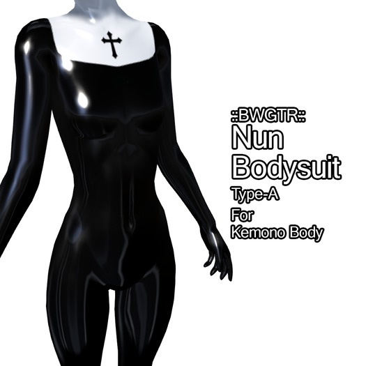 Second Life Marketplace - ::BWGTR:: Nun Bodysuit Type-A for Kemono body