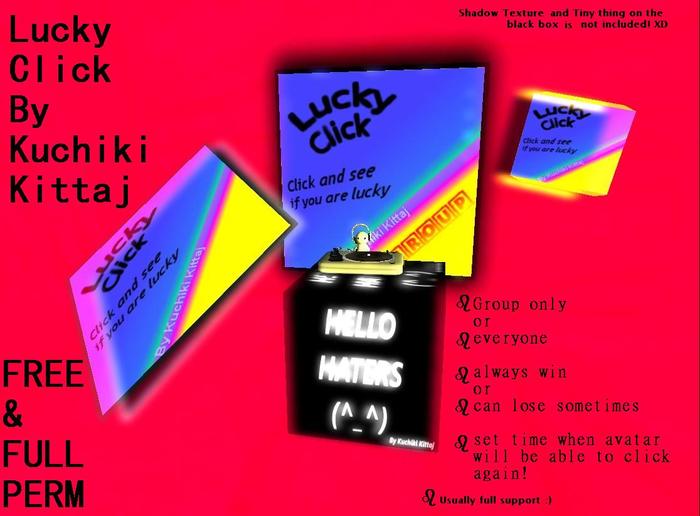 Second Life Marketplace - Lucky Click - By Kuchiki Kittaj