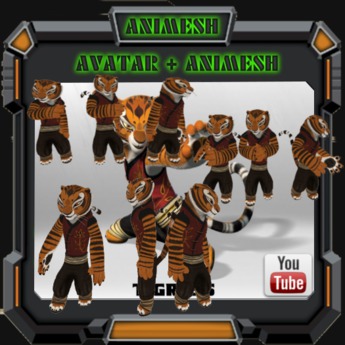Second Life Marketplace - Tigress_Avatar+Animesh