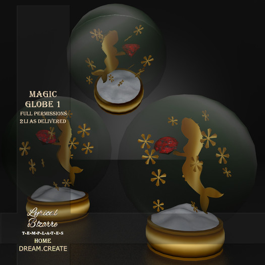 Second Life Marketplace - !Lyrical B!zarre Templates! - Magic Globe 2 ...