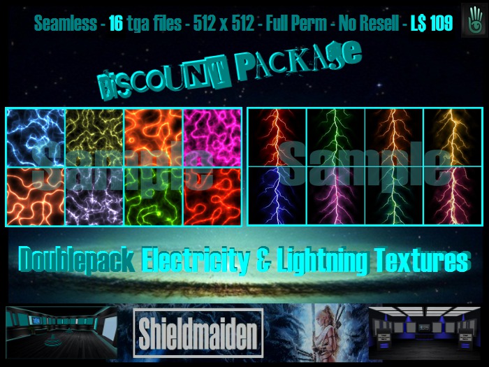 Second Life Marketplace - MSM Electricity & Lightning PROMO DOUBLE PACK ...