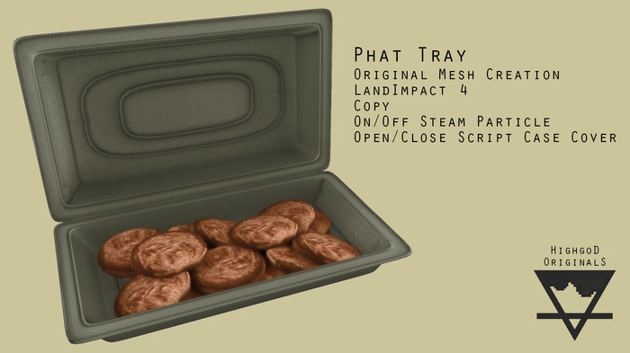 Second Life Marketplace - Highgod Patty Tray