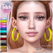 Second Life Marketplace - [Fetch] Mika Earrings - Neon
