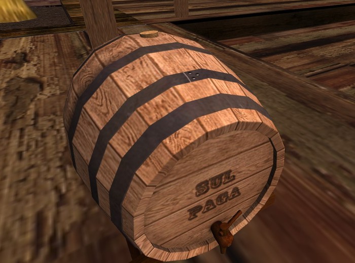 Second Life Marketplace - Barrel of sul paga 10 [G&S]