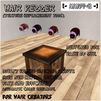Second Life Marketplace - [- INNOV-8 -] - Hair Rezzer v1.03 (Boxed)