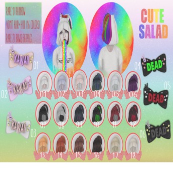 Second Life Marketplace - [Mello] Cute Salad - Creepies 09 rez