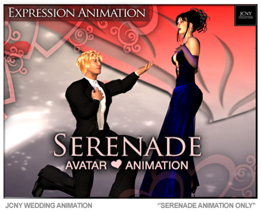 Second Life Marketplace - JCNY - Serenade, Avatar Expression Animation