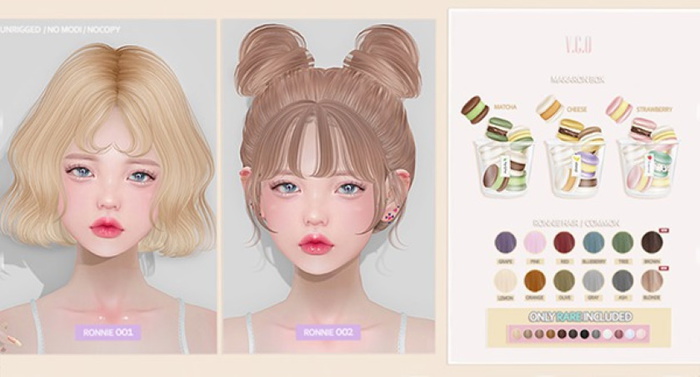Second Life Marketplace - VCO ~ Ronnie Hair / 001 [ Lemon ]