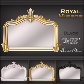 Second Life Marketplace - Boudoir-Royal Mirror Gold