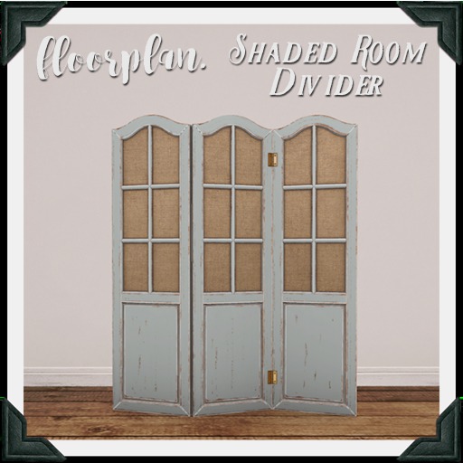 Second Life Marketplace - floorplan. shaded room divider / french blue ...