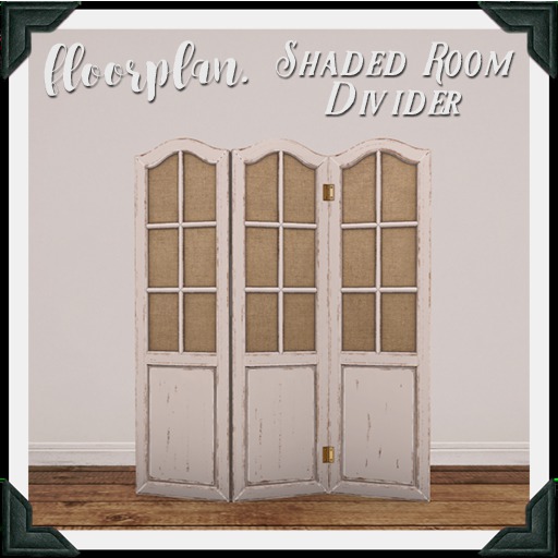 Second Life Marketplace - floorplan. shaded room divider / cream [box]