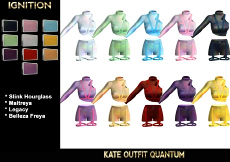 Second Life Marketplace - Ignition Kate Outfit Quantum